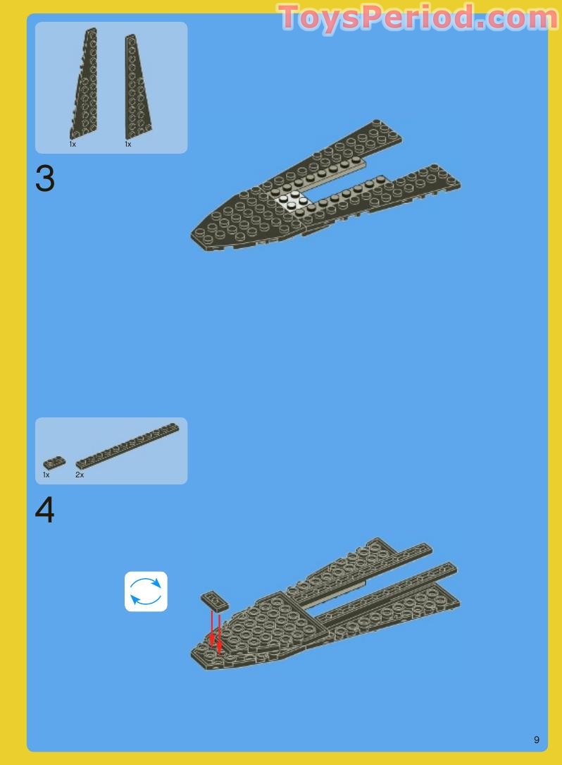 LEGO 10231 Shuttle Expedition Instructions and Parts List