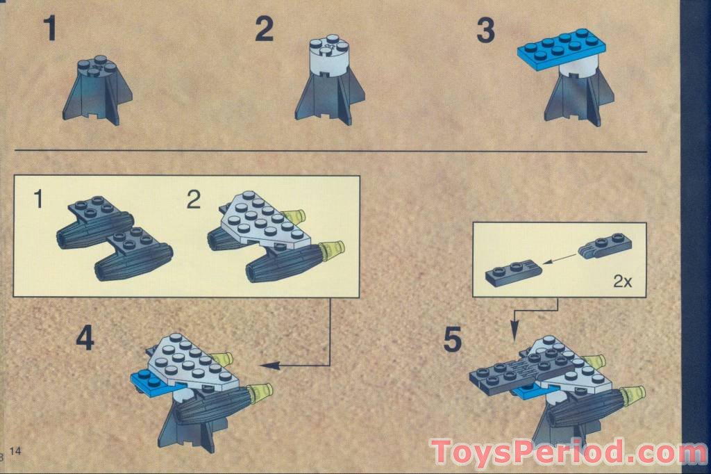 LEGO 1787 Crater Cruiser Instructions and Parts List