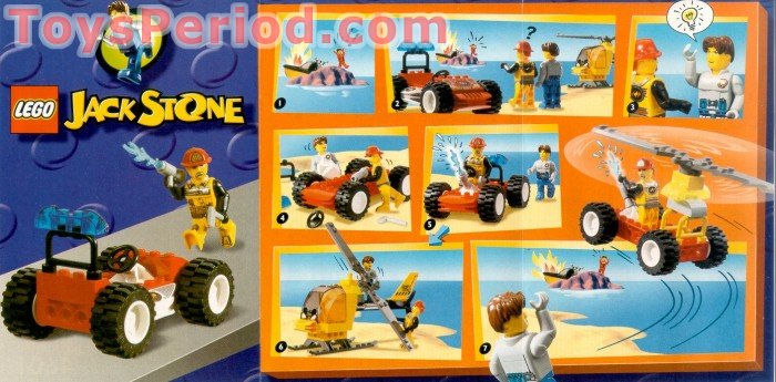 LEGO 4601 Fire Cruiser Instructions and Parts List