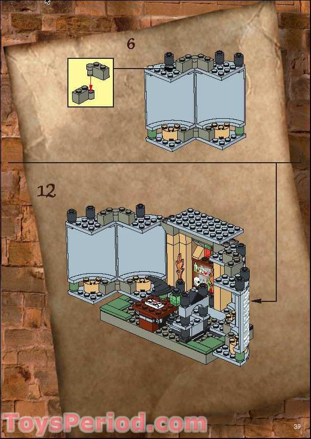 LEGO 4729 Dumbledore's Office Instructions and Parts List