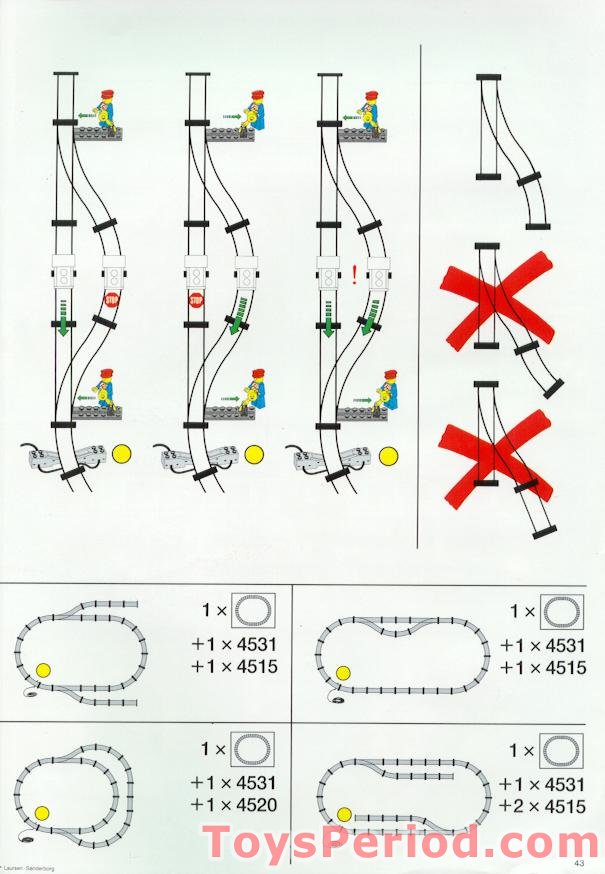 LEGO 4558 Metroliner Instructions and Parts List