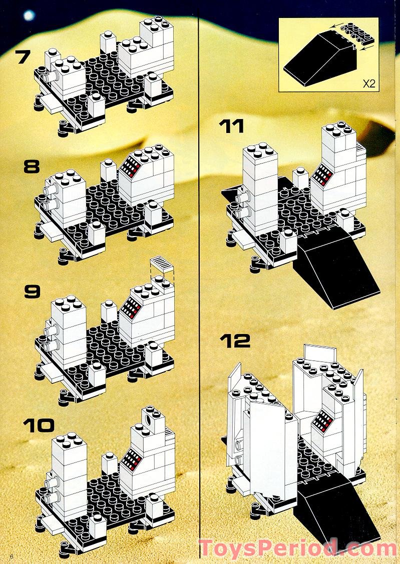 LEGO 6783 Sonar Transmitting Cruiser Instructions and Parts List