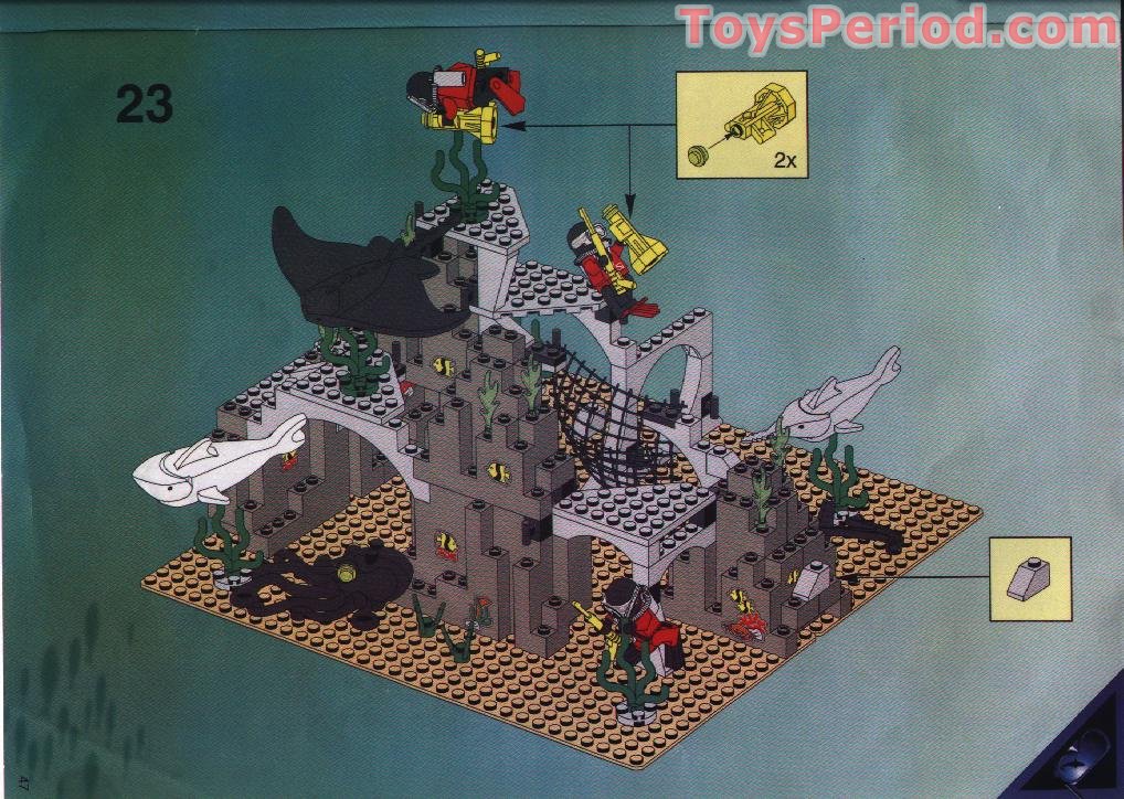 LEGO 6560 Diving Expedition Explorer Instructions and Parts List