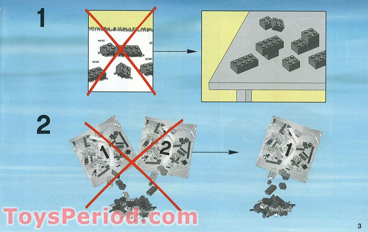 LEGO 7992 Container Stacker Instructions and Parts List