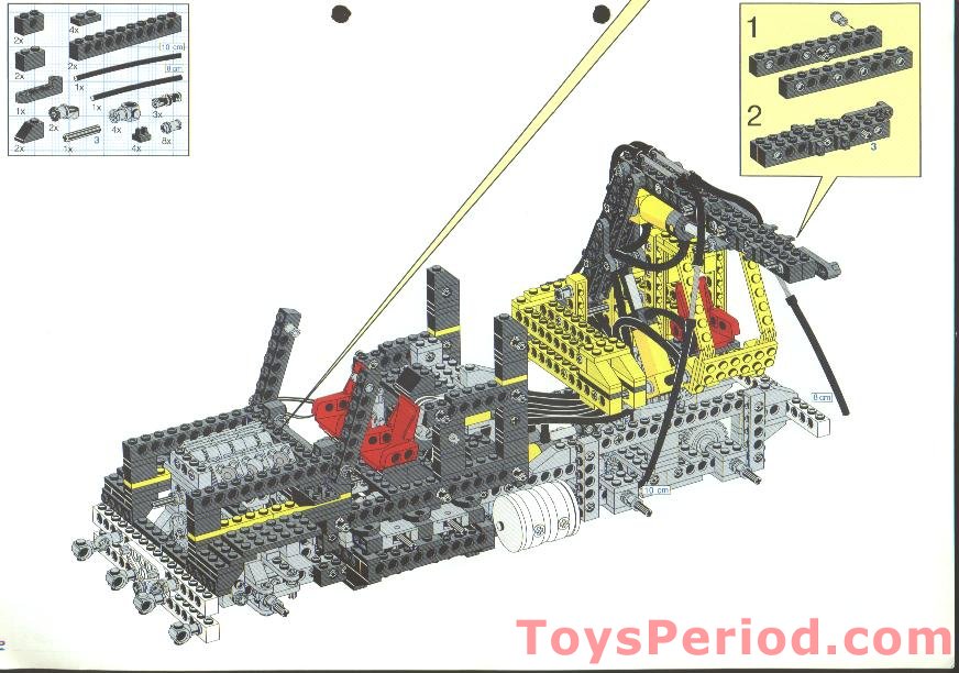 LEGO 8868 Air Tech Claw Rig Instructions and Parts List