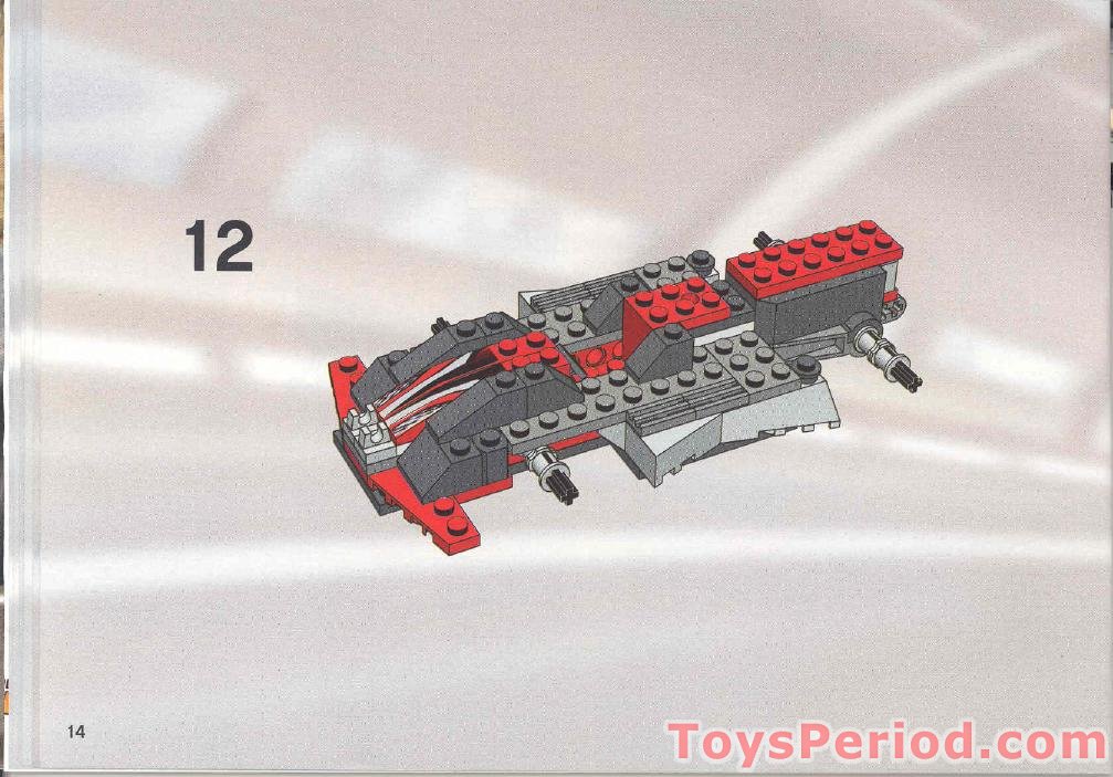LEGO 8357 Zonic Strike Instructions and Parts List