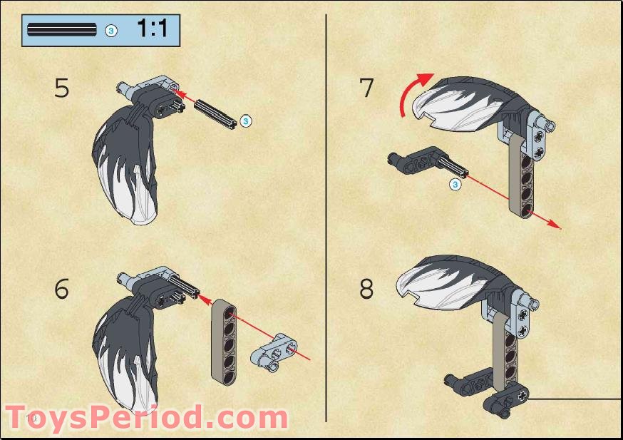 LEGO 8556 Boxor Instructions and Parts List