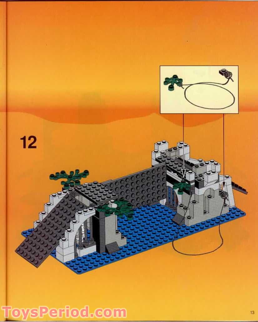 LEGO 6078 Royal Drawbridge Instructions and Parts List