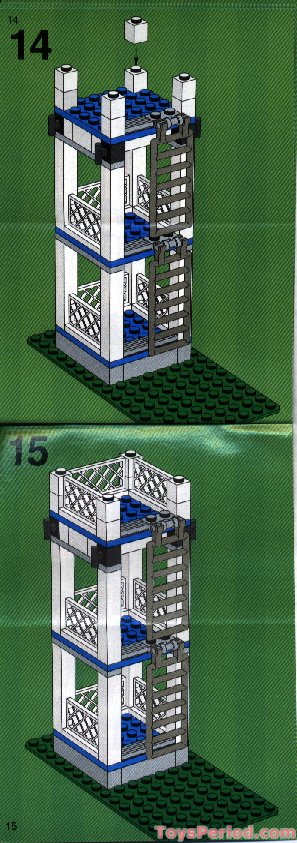 LEGO 3311 Camera Tower Instructions and Parts List