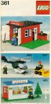 LEGO 361-2 Garage Instructions and Parts List
