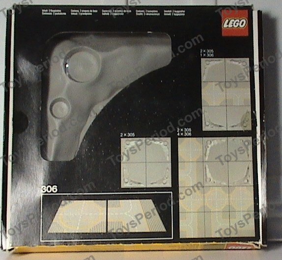 LEGO 305-1 Two Crater Plates Set Parts List
