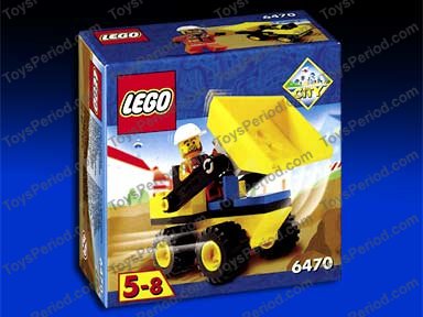 LEGO 6470 Mini Dump Truck Instructions and Parts List