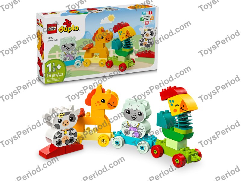 LEGO 10412 Animal Train Set Parts List