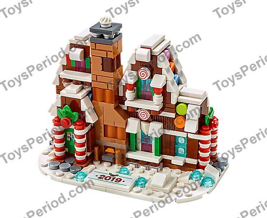 LEGO 40337 Mini Gingerbread House Set Parts List