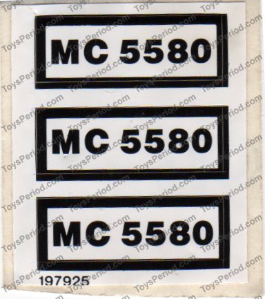 LEGO Sets with Part 5580stk01 Sticker Sheet for Set 5580