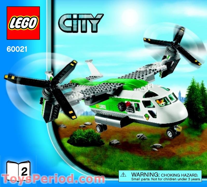 LEGO 60021 Cargo Heliplane Instructions and Parts List