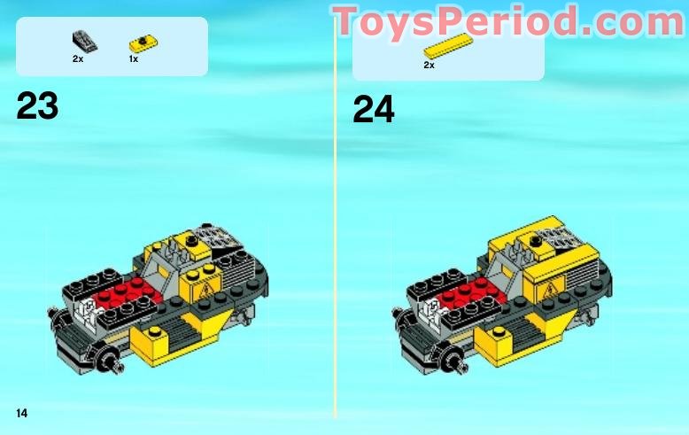 LEGO 60022 Cargo Terminal Instructions and Parts List