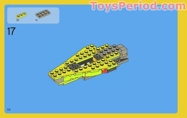 LEGO 6912 Super Soarer Instructions and Parts List