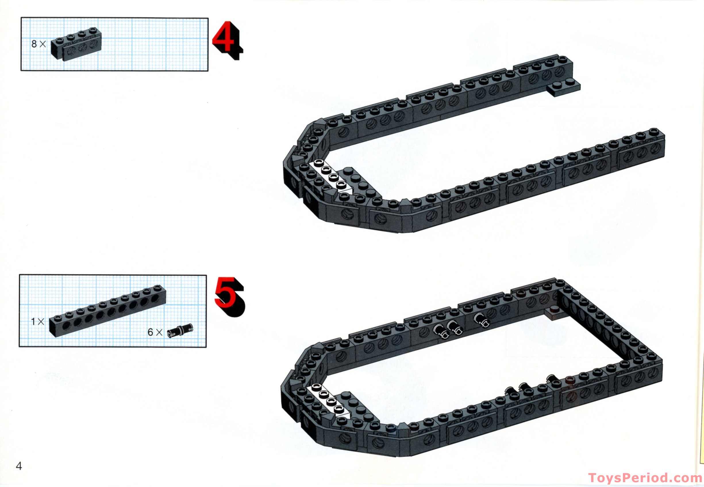 LEGO 8824 Hovercraft Instructions and Parts List