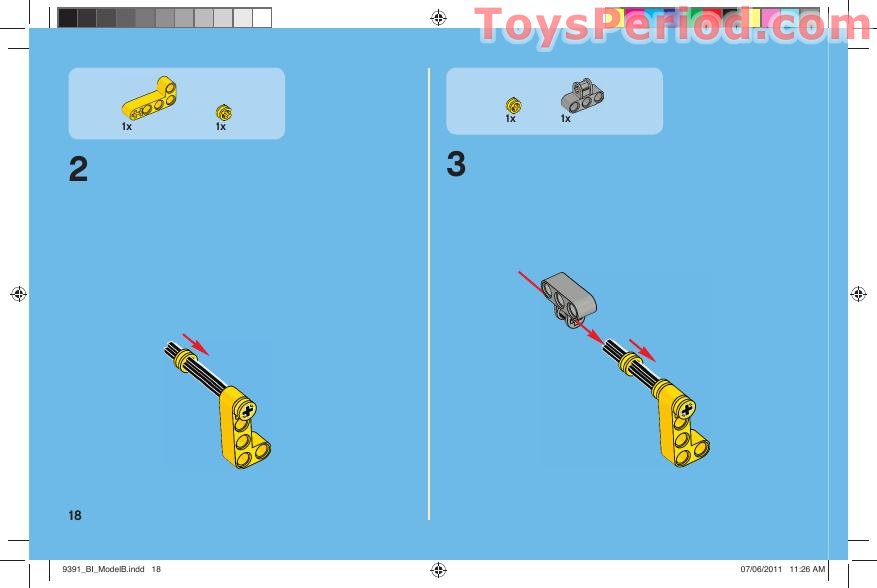 LEGO 9391 Crawler Crane Instructions and Parts List