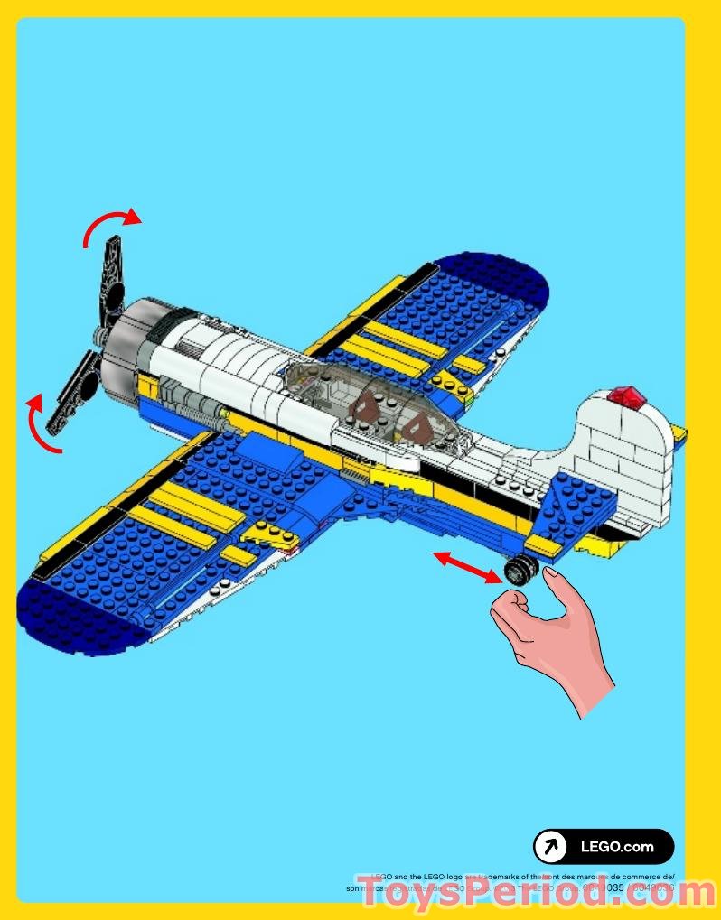 LEGO 31011 Aviation Adventures Instructions and Parts List