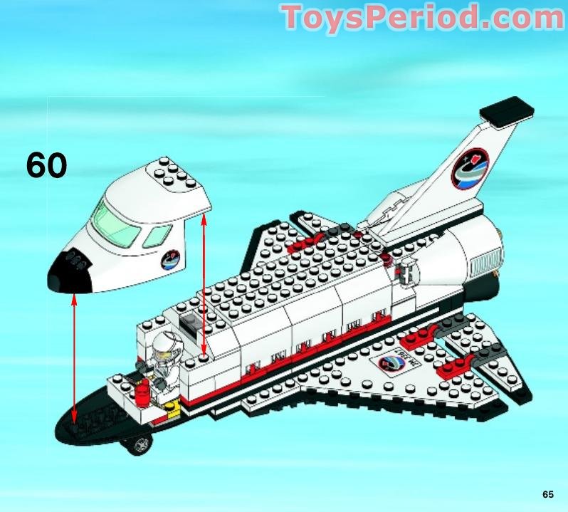 LEGO 3367 Space Shuttle Instructions and Parts List