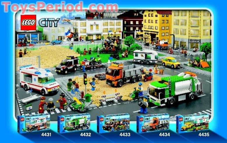 LEGO 4432 Garbage Truck Instructions and Parts List
