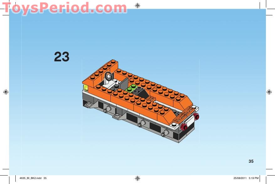 LEGO 4635 Fun with Vehicles Instructions and Parts List