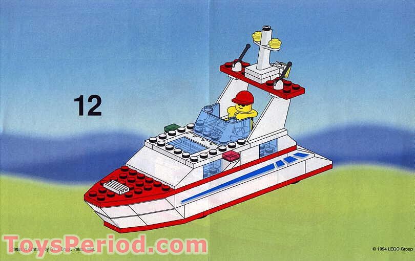 LEGO 1721 Sandypoint Marina Value Pack Instructions and Parts List