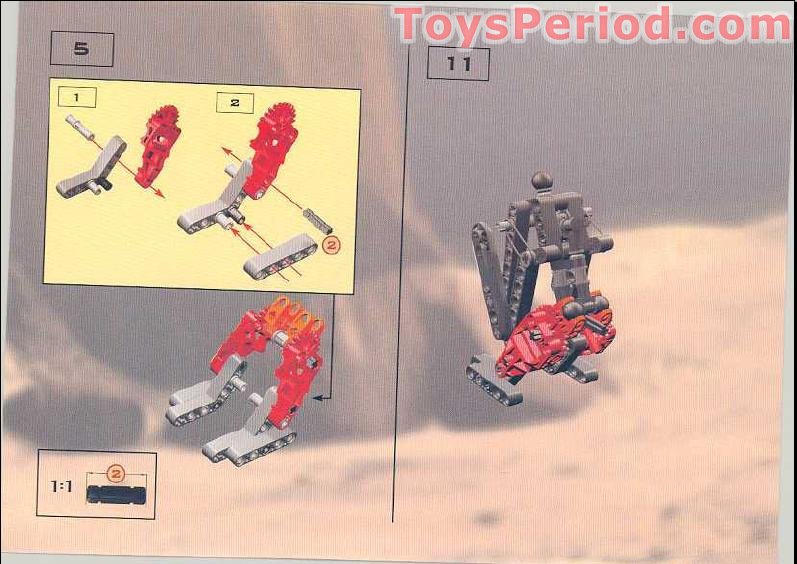 LEGO 10023 Bionicle Master Builder Set Instructions and Parts List