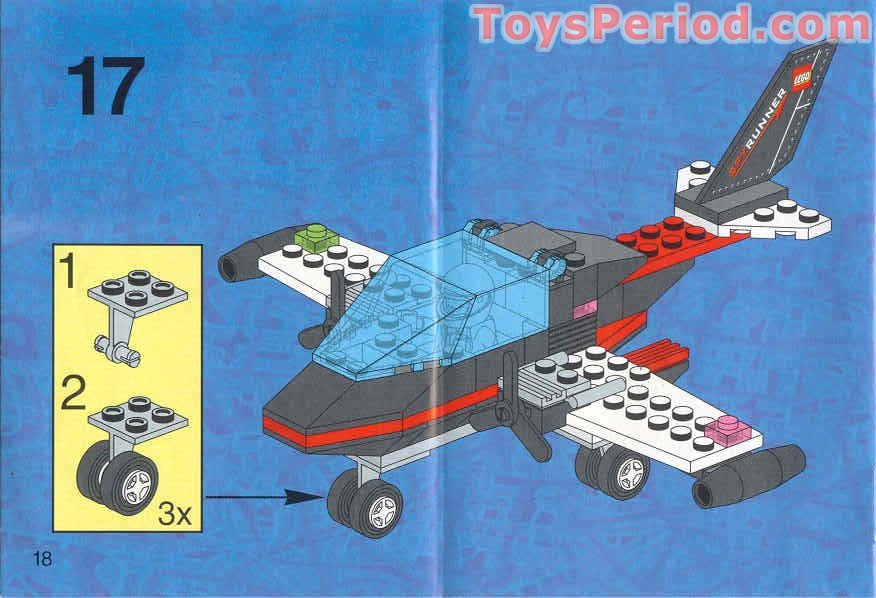 LEGO 3439 Spy Runner Instructions and Parts List