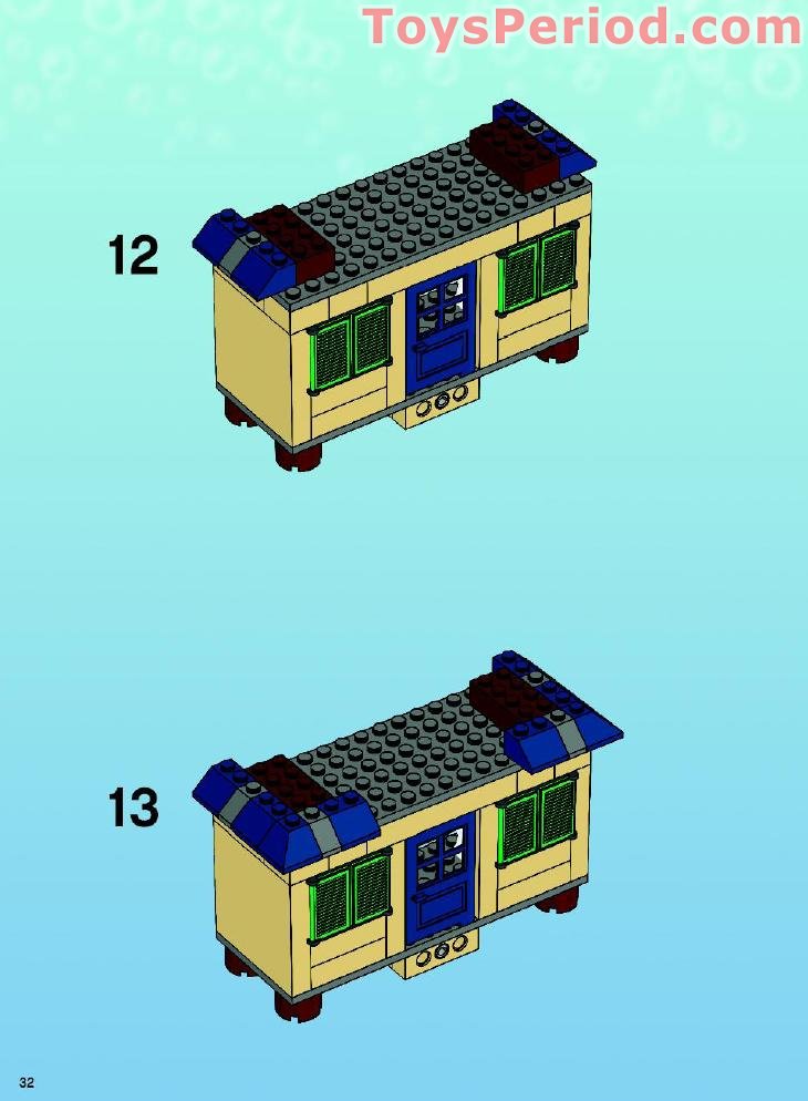 LEGO 4982 Mrs. Puff's Boating School Instructions and Parts List
