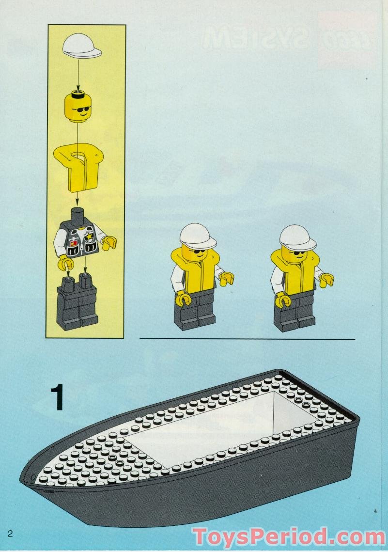LEGO 4012 Wave Cops Instructions and Parts List