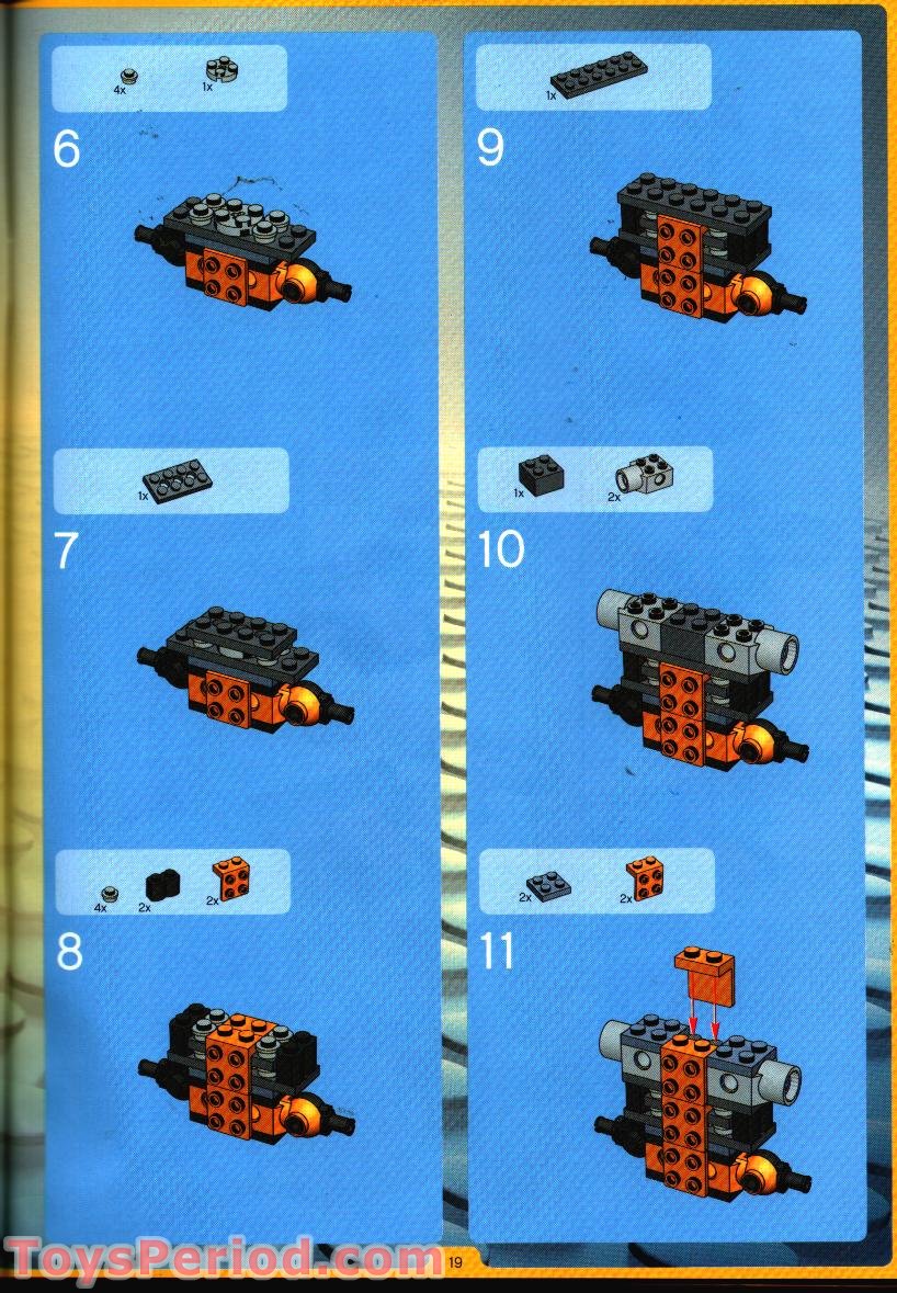 LEGO 4508 Titan Xp Instructions and Parts List