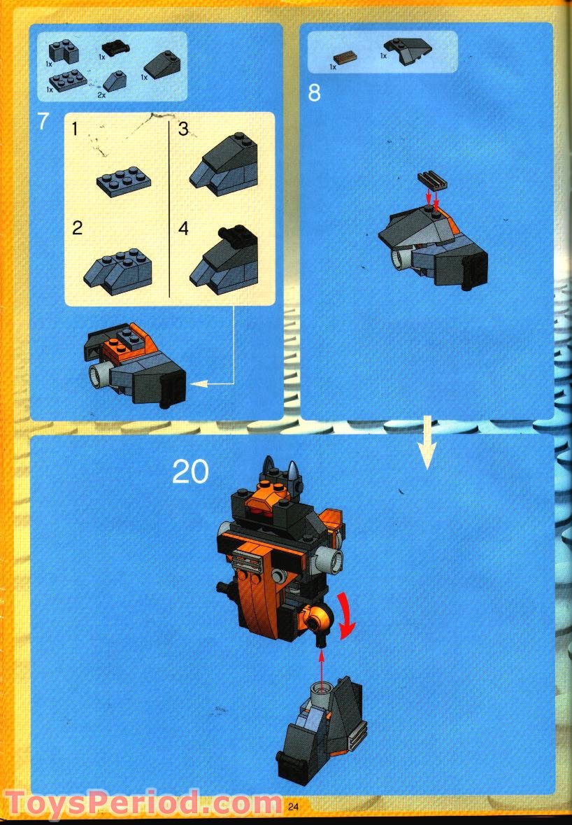 LEGO 4508 Titan Xp Instructions and Parts List