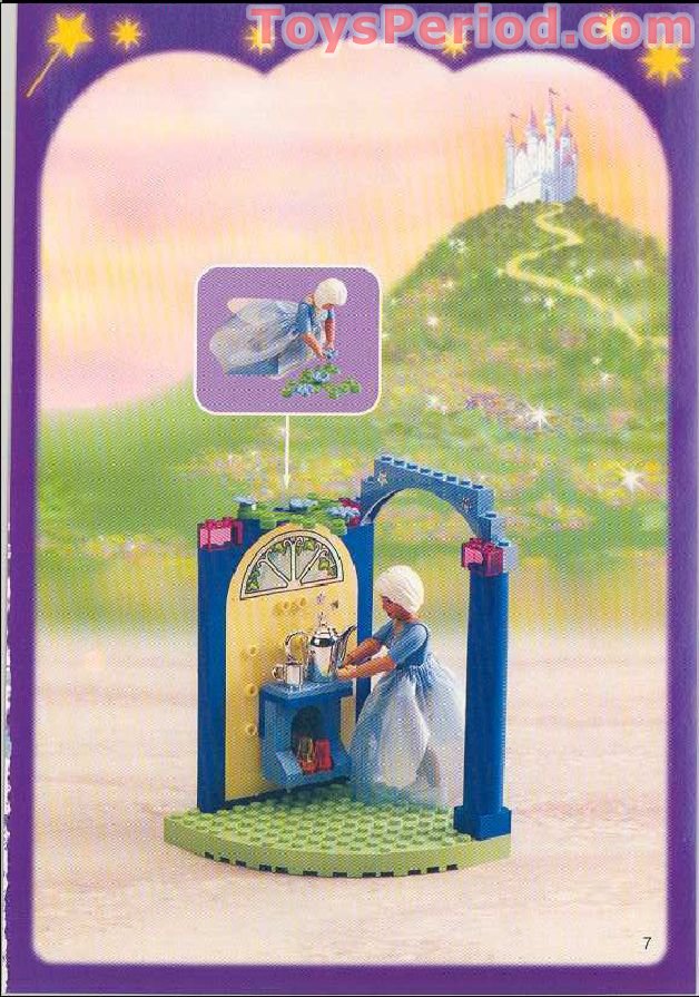 LEGO 5825 The Fairy Queen's Magical House Instructions and Parts List