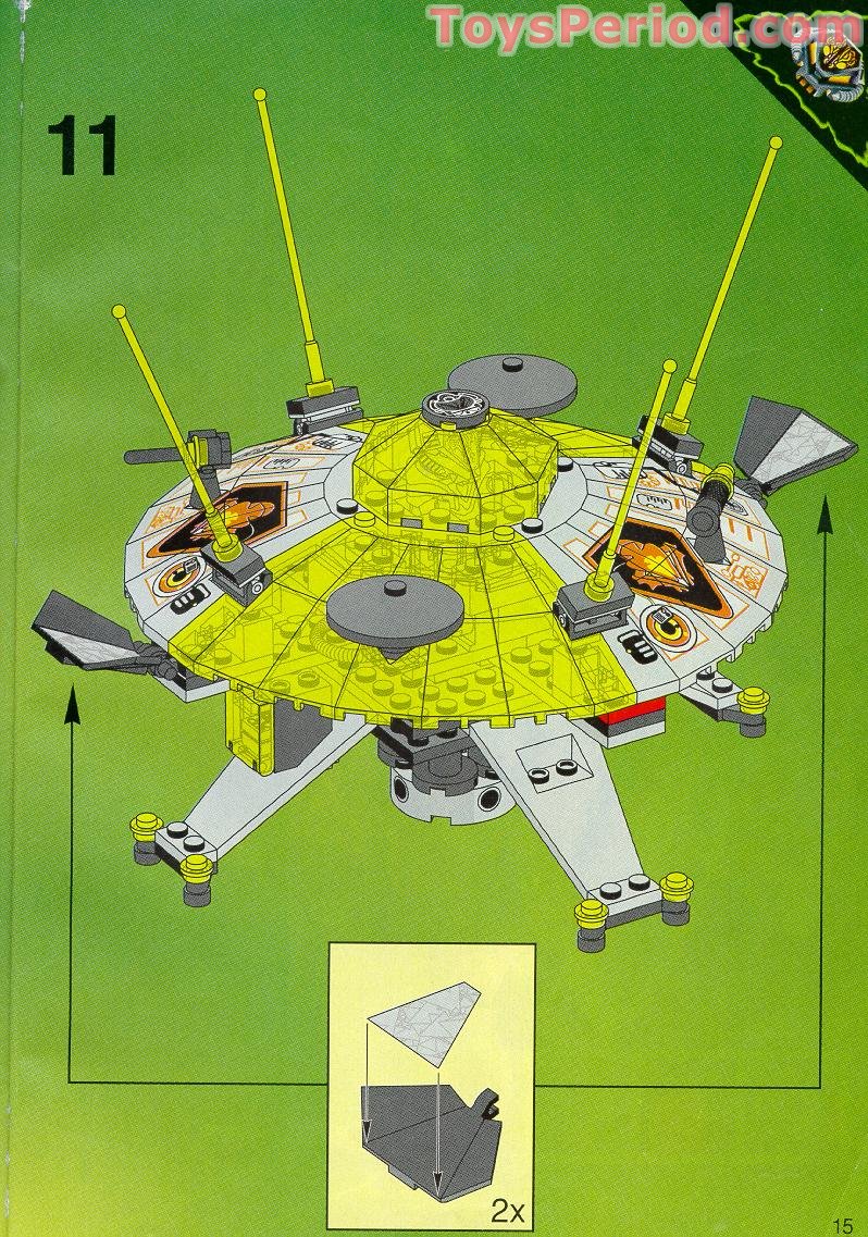 LEGO 6900 Cyber Saucer Instructions and Parts List