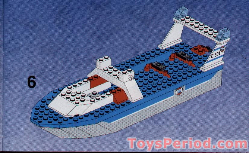 LEGO 6435 Coast Guard Hq Instructions and Parts List