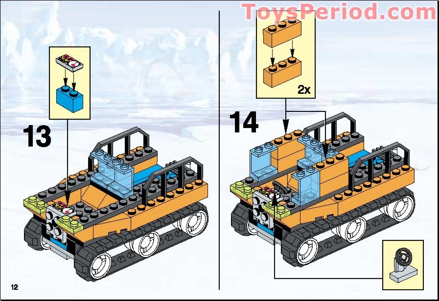 LEGO 6520 Mobile Outpost Instructions and Parts List
