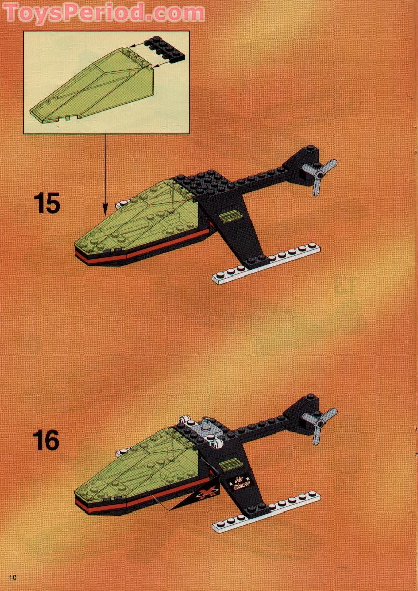 LEGO 6582 Daredevil Flight Squad Instructions and Parts List
