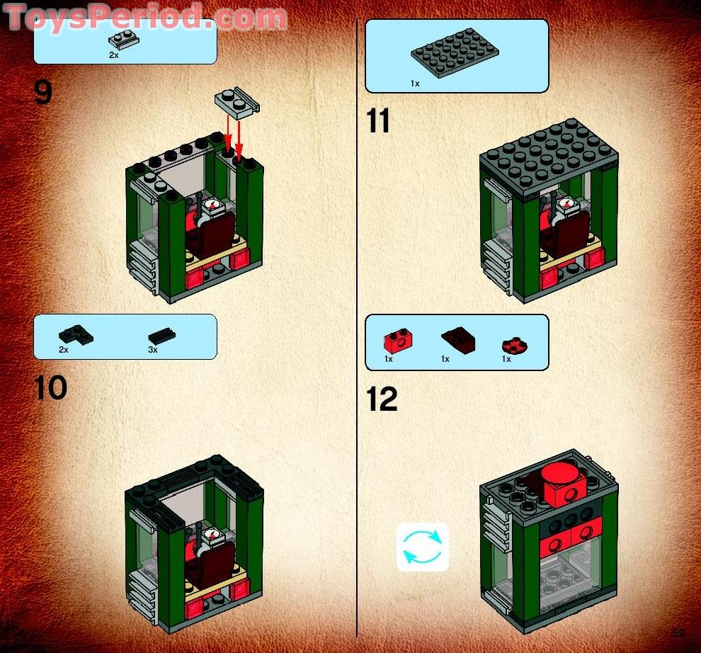 LEGO 7626 Jungle Cutter Instructions and Parts List