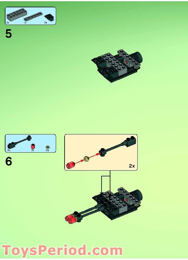 LEGO 7649 MT-201 Ultra-Drill Walker Instructions and Parts List