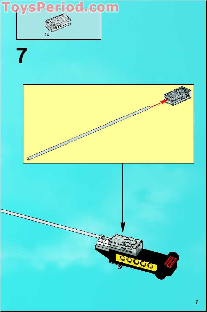 LEGO 7712 Supernova Instructions and Parts List