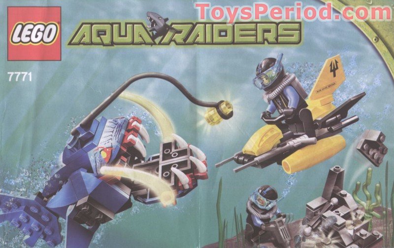 LEGO 7771 Angler Ambush Instructions and Parts List