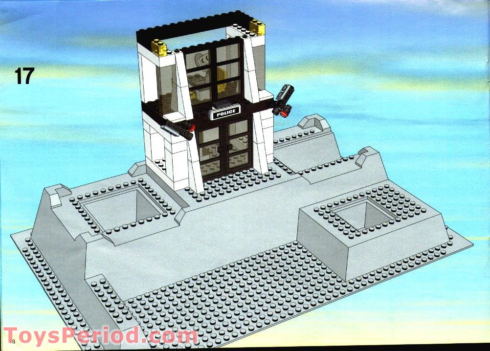 LEGO 7237-1 Police Station - with Light-Up Minifig Instructions and ...