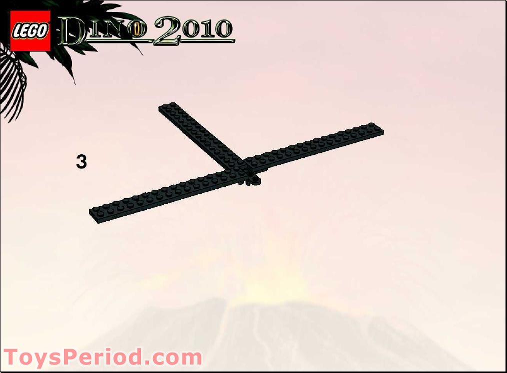 LEGO 7298 Dino Air Tracker Instructions and Parts List