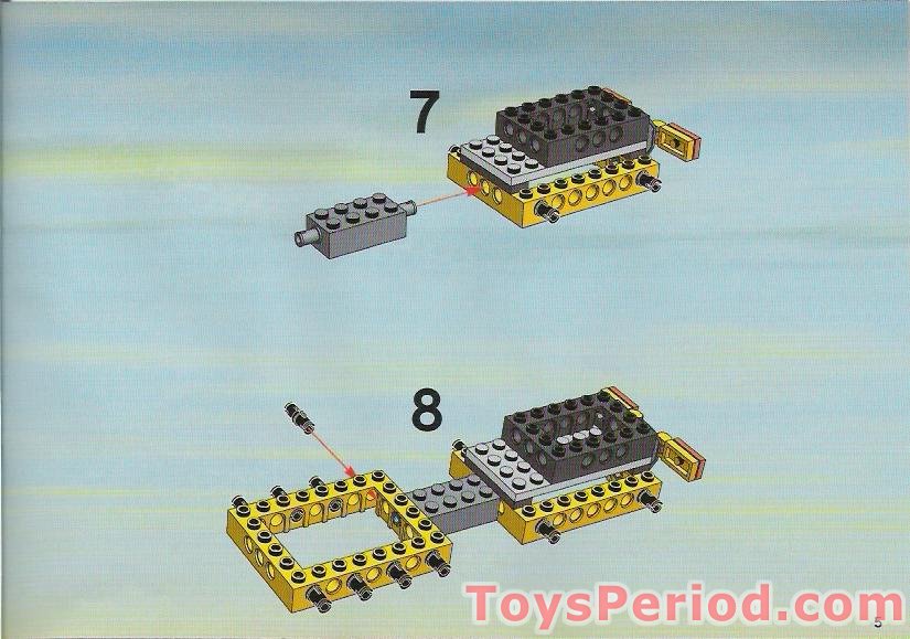LEGO 7344 Dump Truck Instructions and Parts List