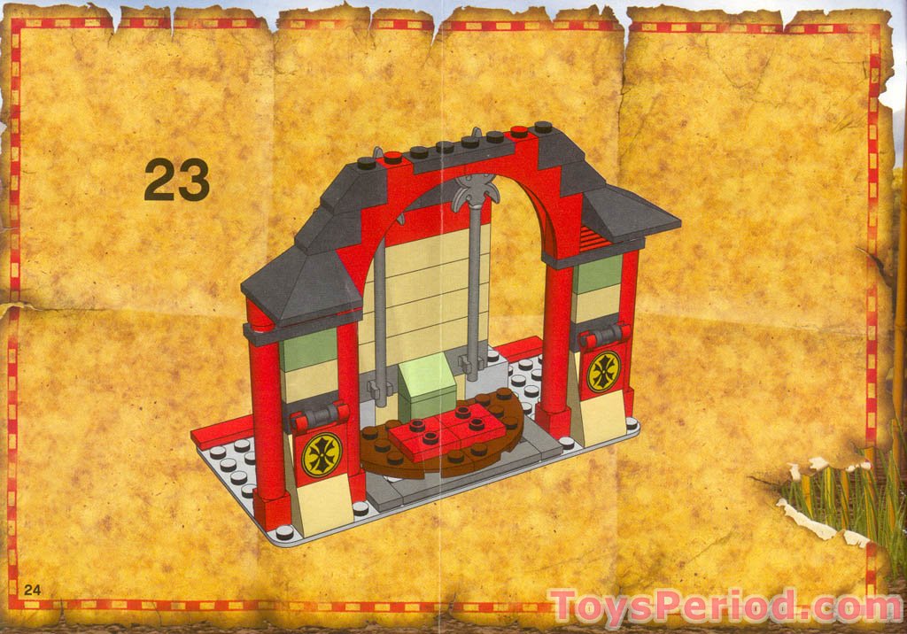 LEGO 7413 Passage of Jun-Chi Instructions and Parts List