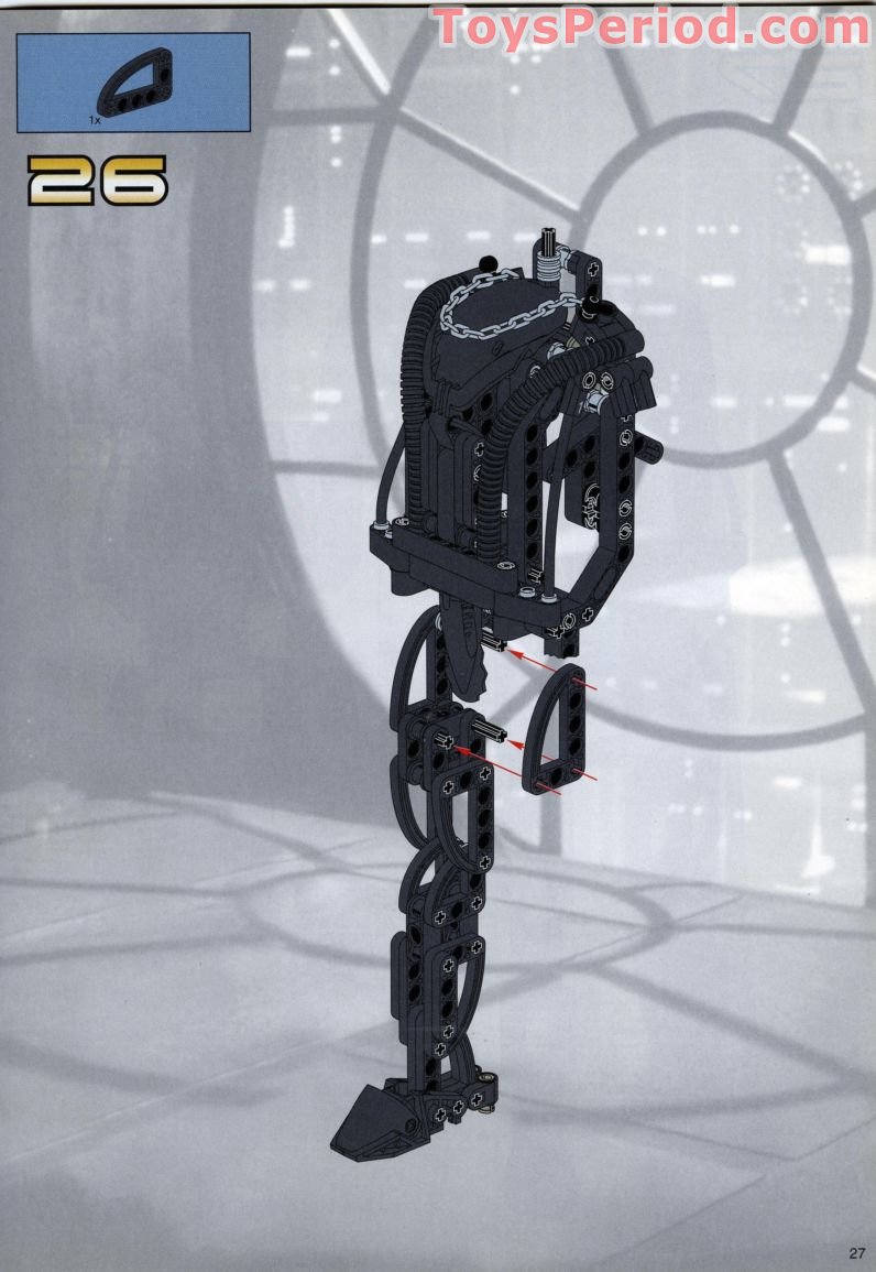 LEGO 8010 Darth Vader Instructions and Parts List