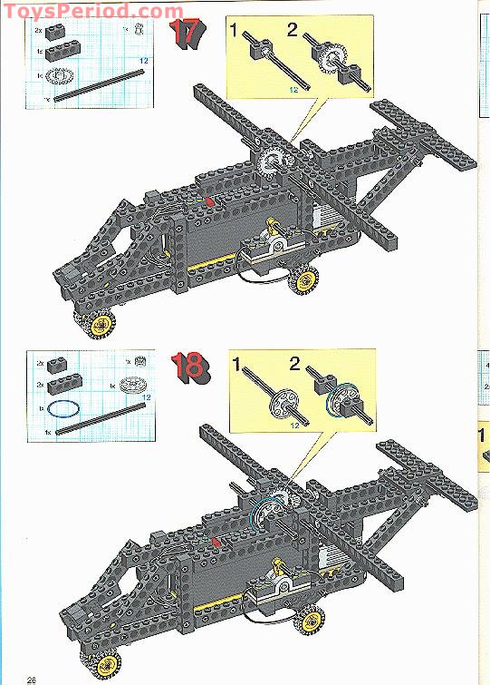 LEGO 8082 Multi Control Set Instructions and Parts List